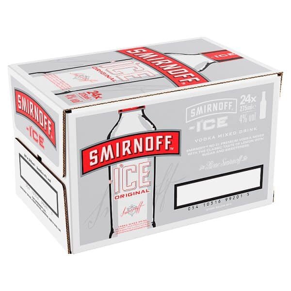 Smirnoff Ice Vodka Premix Flesjes 24x27.5cl – Scherp geprijsd bij ...