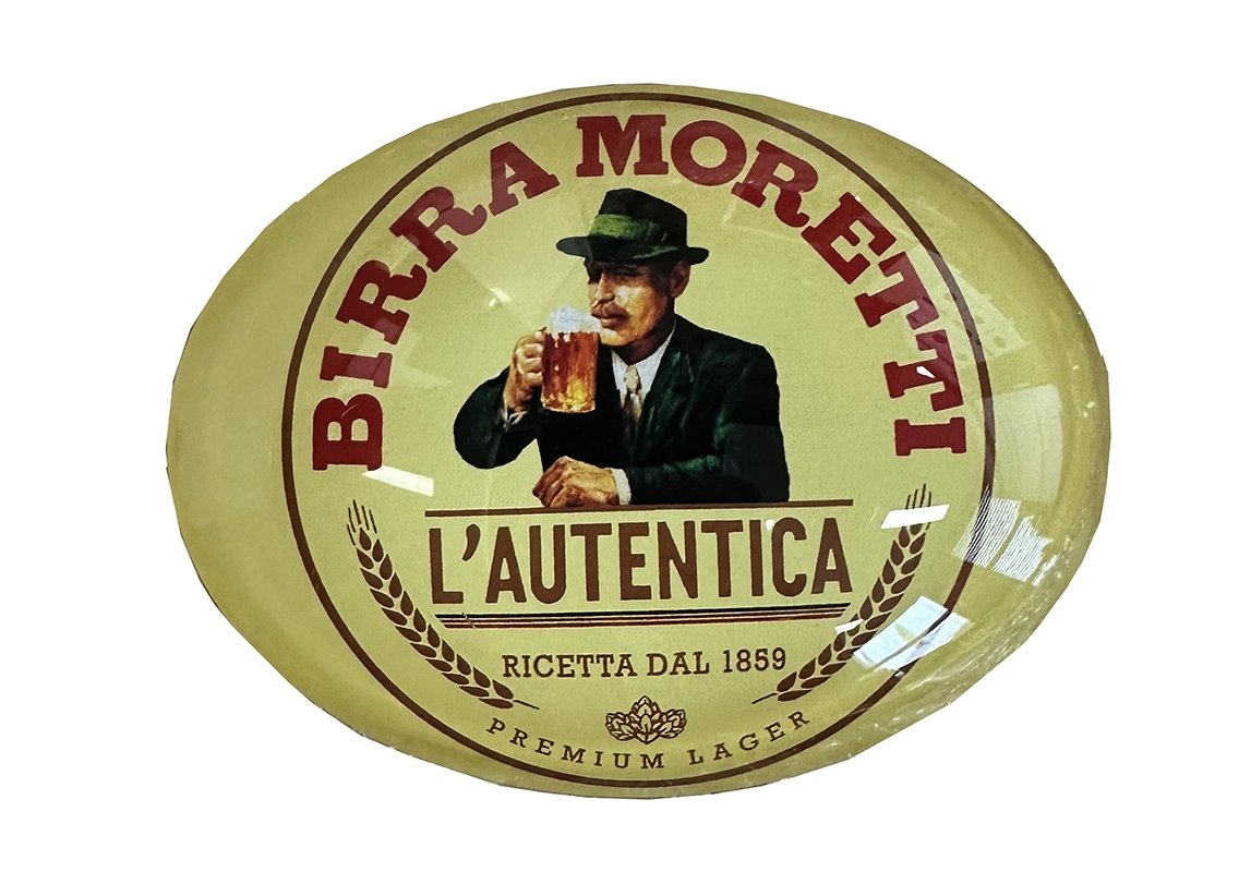 Ovale taplens Birra Moretti