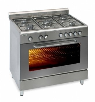 5 pits gasfornuis met elekr. oven – Scherp geprijsd bij Horeca J&P