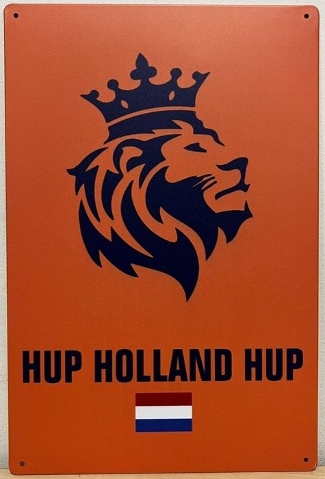 Hup Holland Hup Leeuw reclamebord