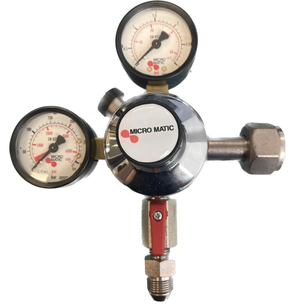 Micro matic manometer 0-3 bar 1x3/8