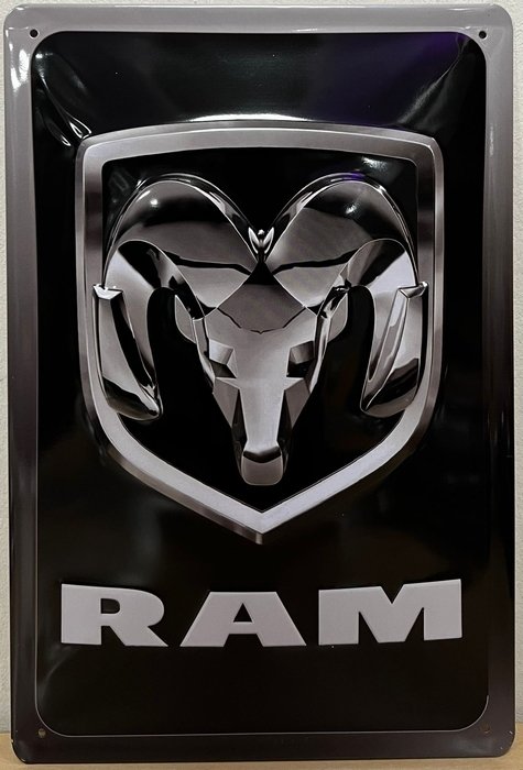 Dodge ram reclamebord