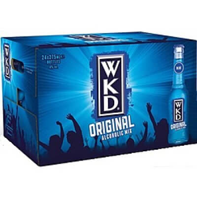 WKD Vodka Blue 24x 27.5cl – Scherp geprijsd bij Horeca J&P